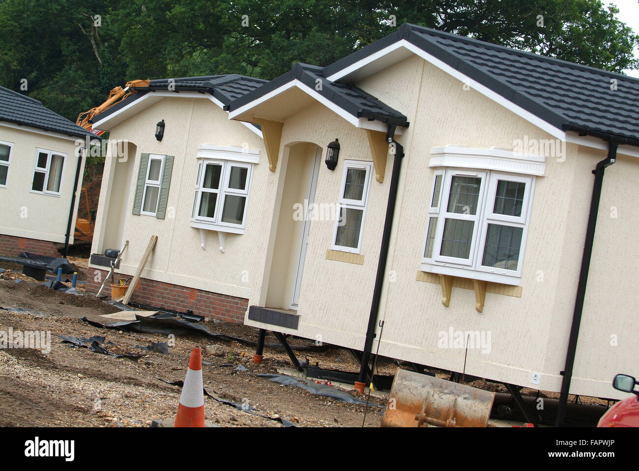 Wessex Homes prefabricate houses which are transported in 2 halves on ...