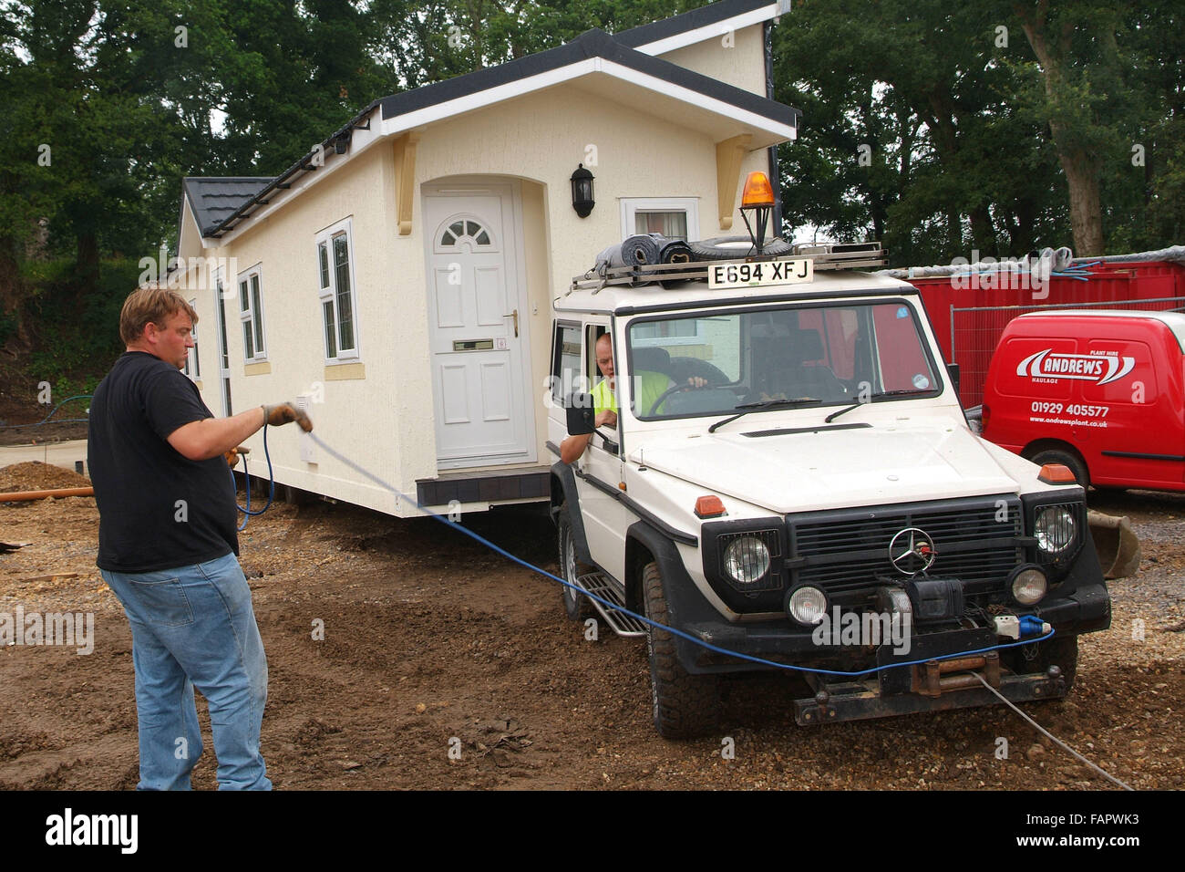 Wessex Homes prefabricate houses which are transported in 2 halves on ...