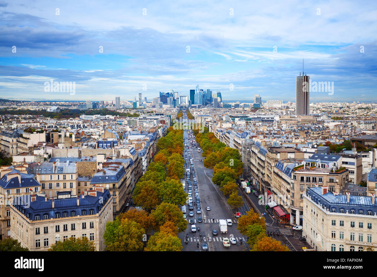 The Avenue des Champs-Elysees in Paris Stock Photo - Alamy