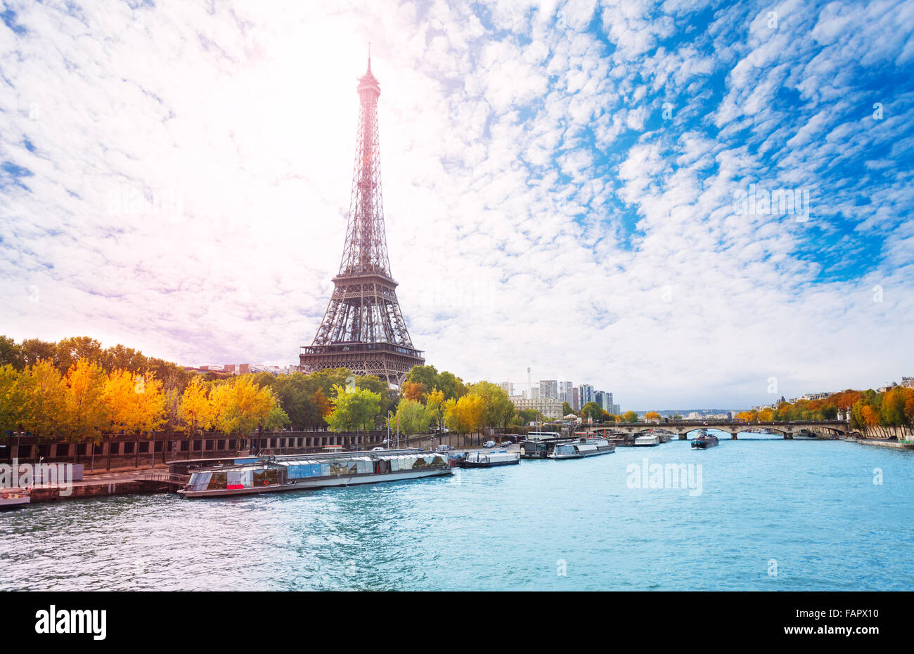 Greatest monument of Paris, the Eiffel Tower Stock Photo - Alamy