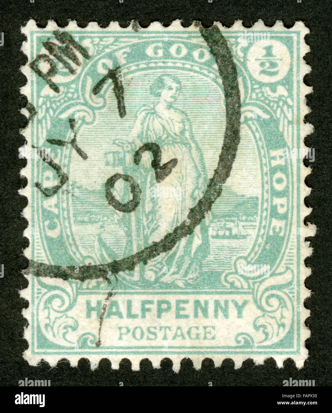 New Zealand, post mark,stamp Stock Photo - Alamy