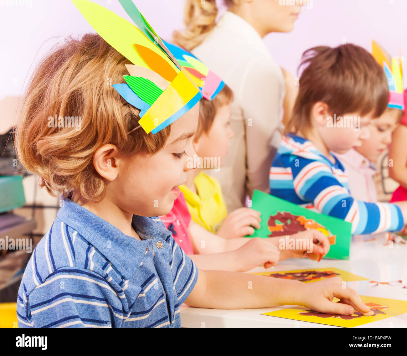 Kindergarten class hi-res stock photography and images - Alamy