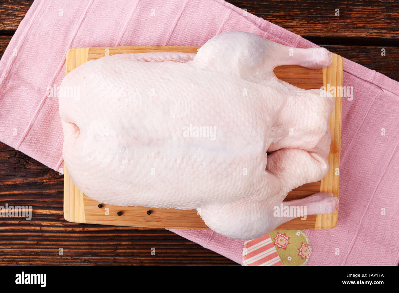 Fresh raw duck Stock Photo - Alamy