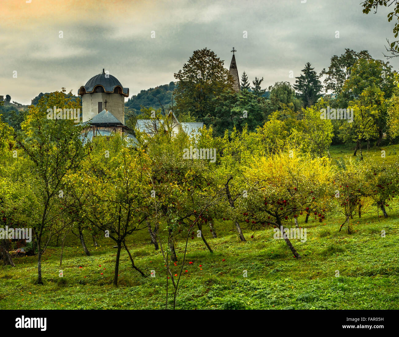 Valea Plopului village, Prahova county, Romania Stock Photo - Alamy
