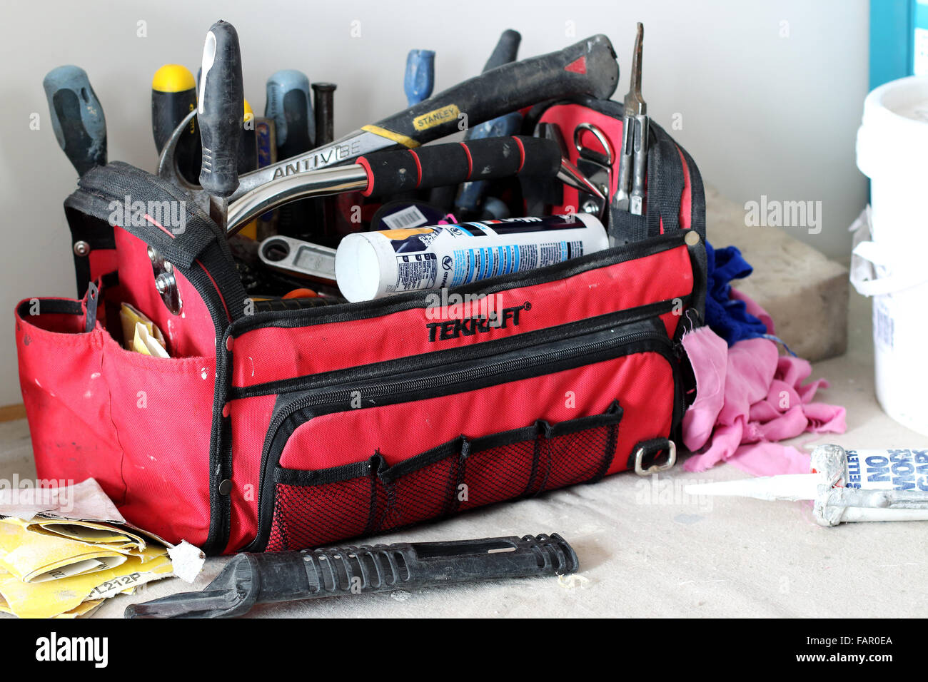 Tekraft tool bag Stock Photo - Alamy