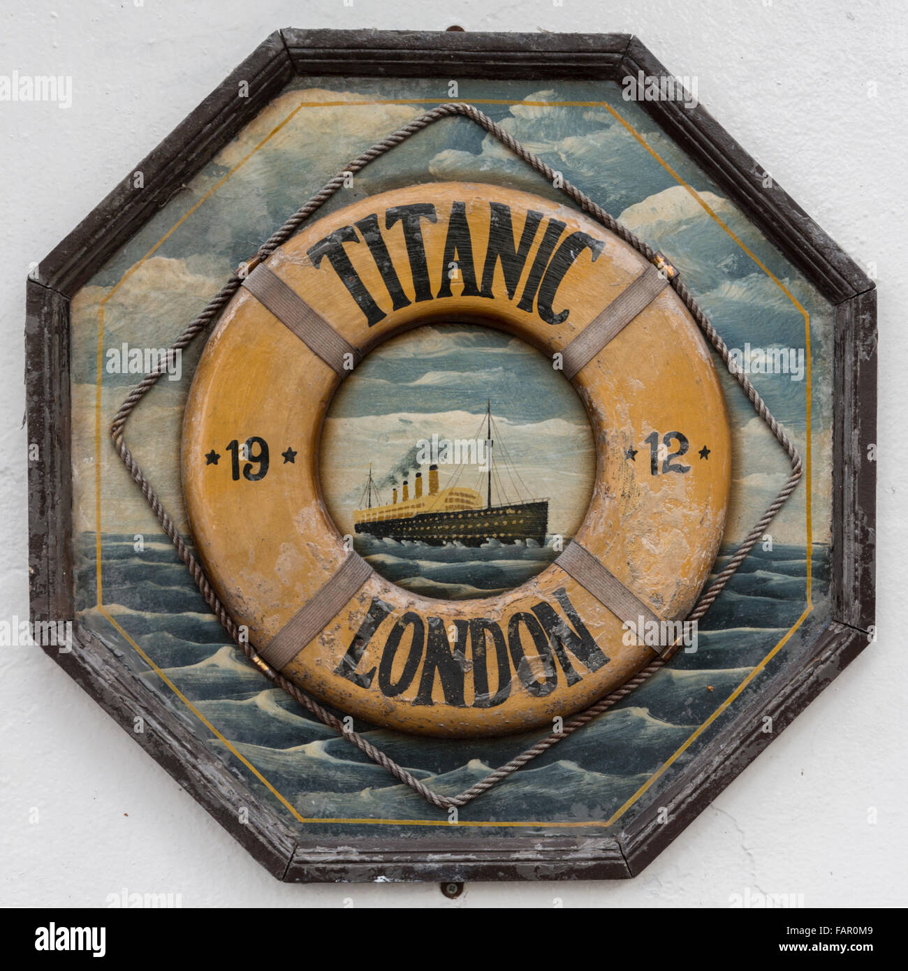 Titanic plate hi-res stock photography and images - Alamy
