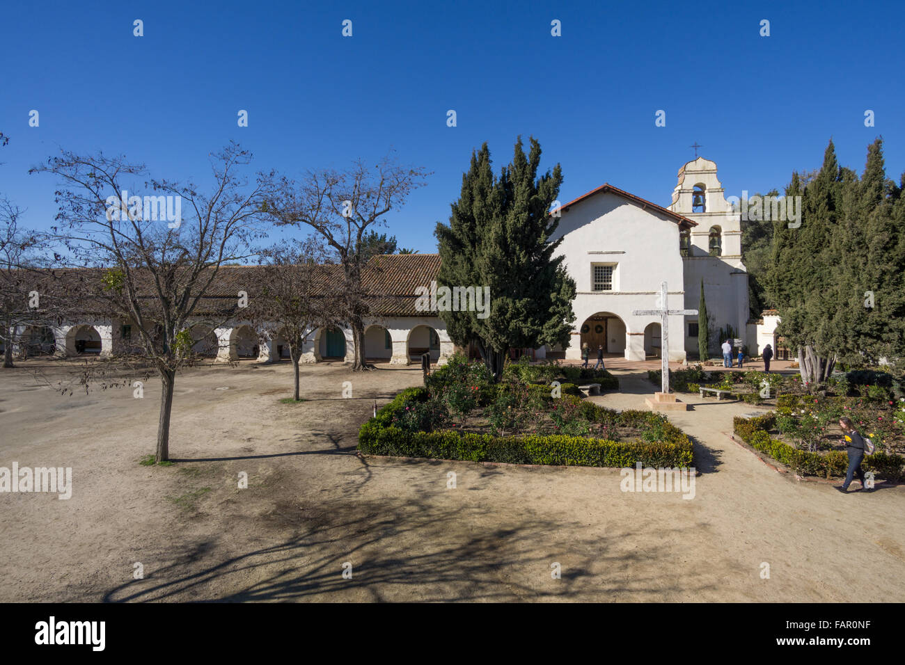 Mission San Juan Bautista, a Spanish mission in San Juan Bautista, San ...