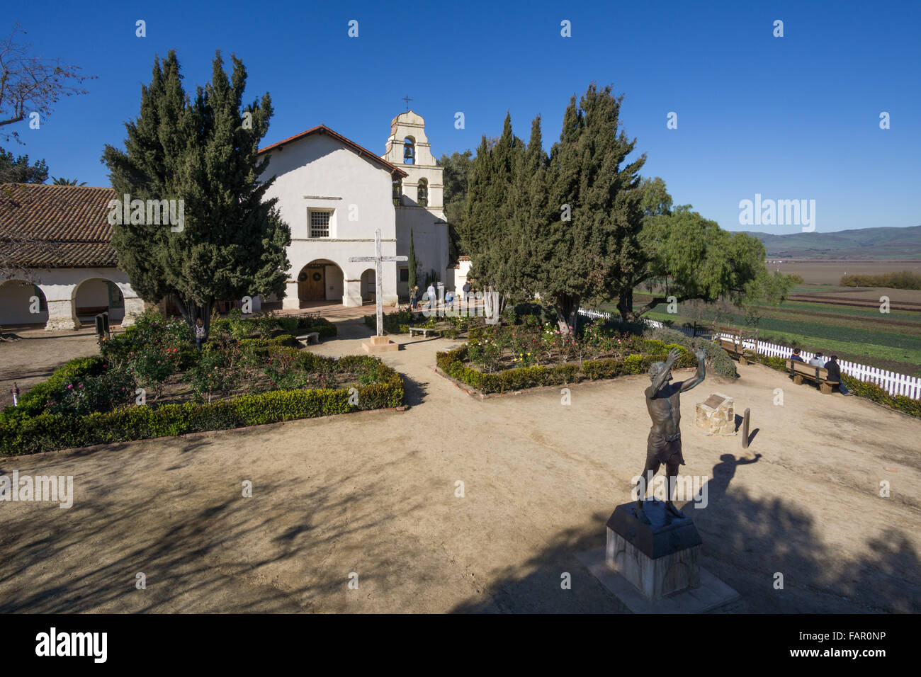 Mission San Juan Bautista, a Spanish mission in San Juan Bautista, San ...
