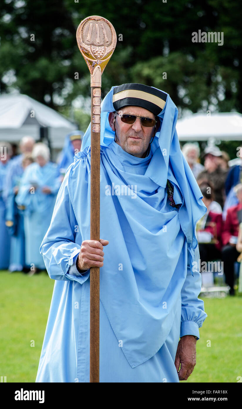 The annual Cornish Gorsedh ceremony held in Cornwall, England, UK, to ...