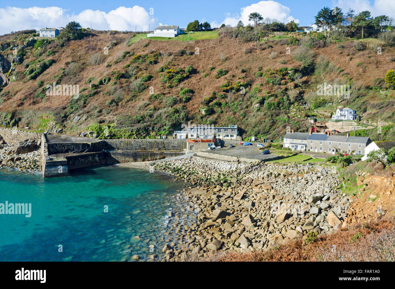 Lamorna cove in Cornwall, England, UK Stock Photo - Alamy