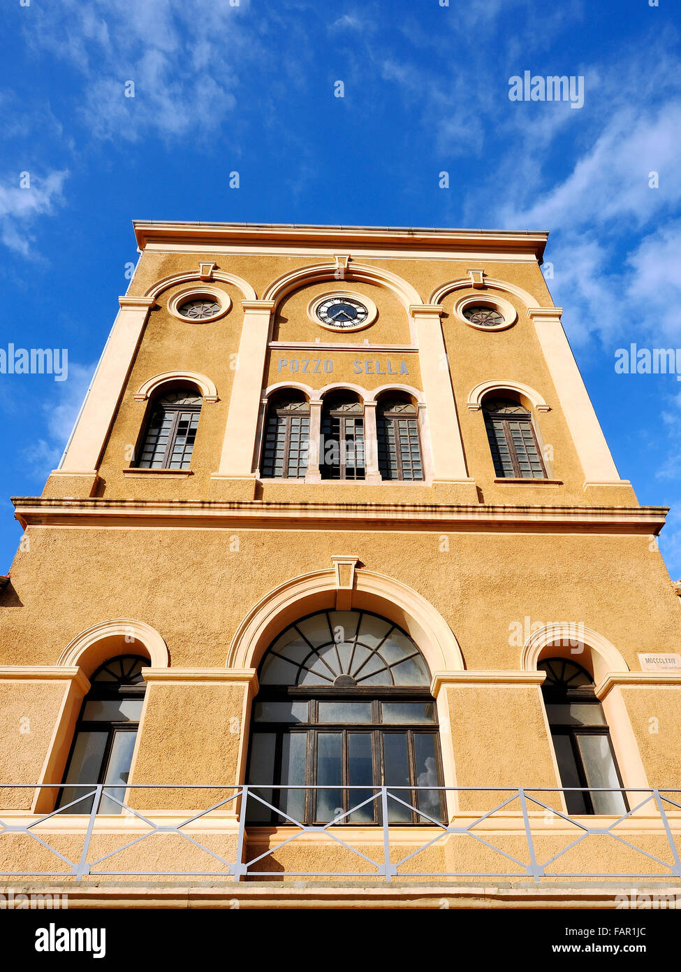 Images of mining architecture of abandoned mine Monteponi, Iglesias ...
