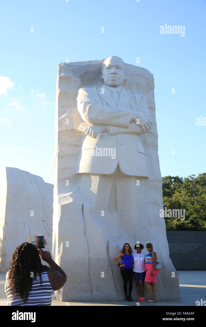 Martin luther king memorial washington dc hi-res stock photography and ...