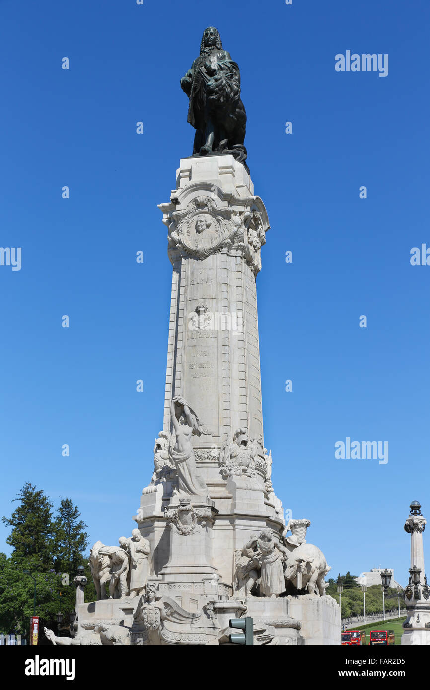 The famous Marques do Pombal statue Lisbon, Portugal Stock Photo - Alamy