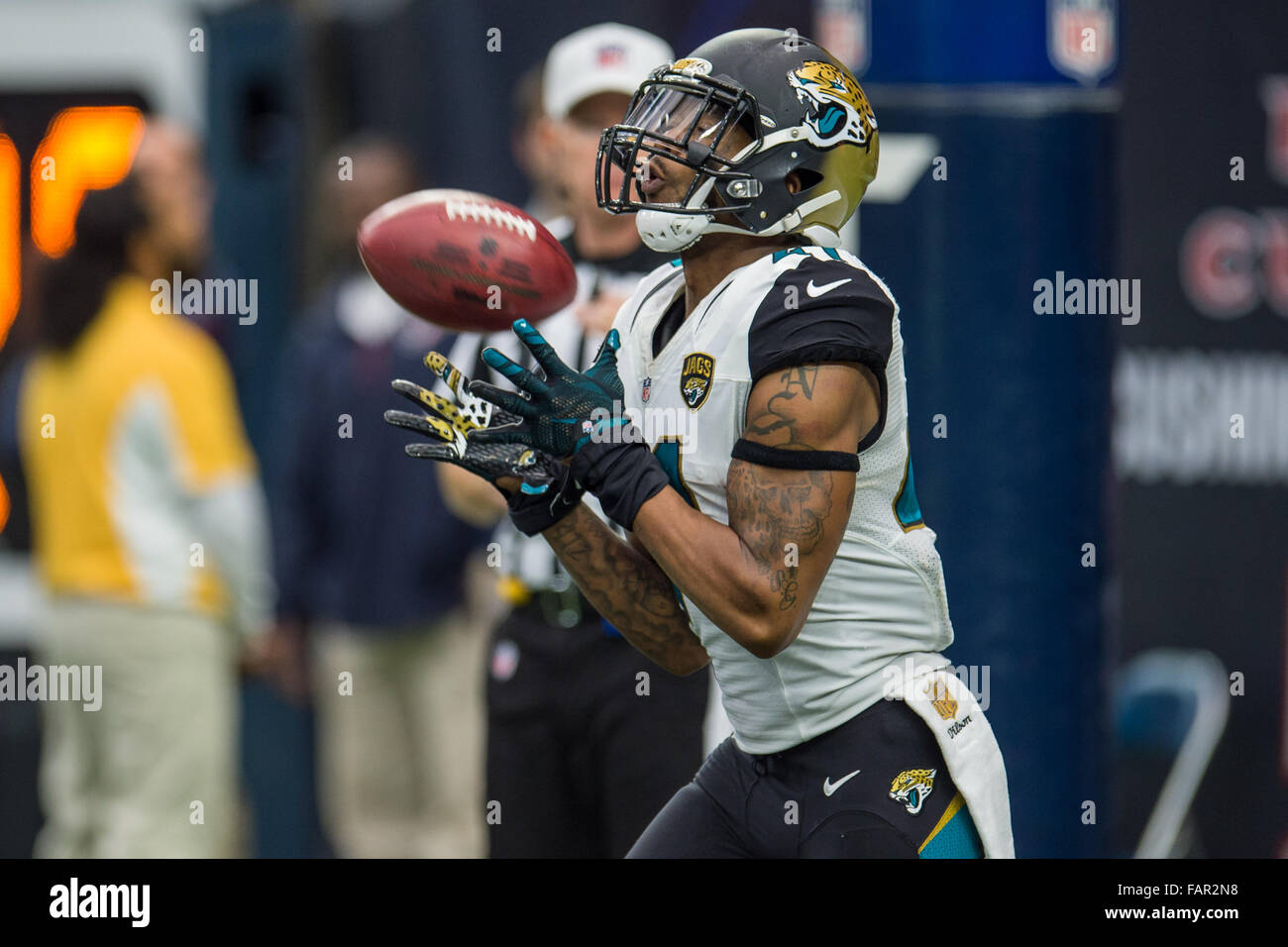 Houston, Texas, USA. 3rd Jan, 2016. Jacksonville Jaguars cornerback ...