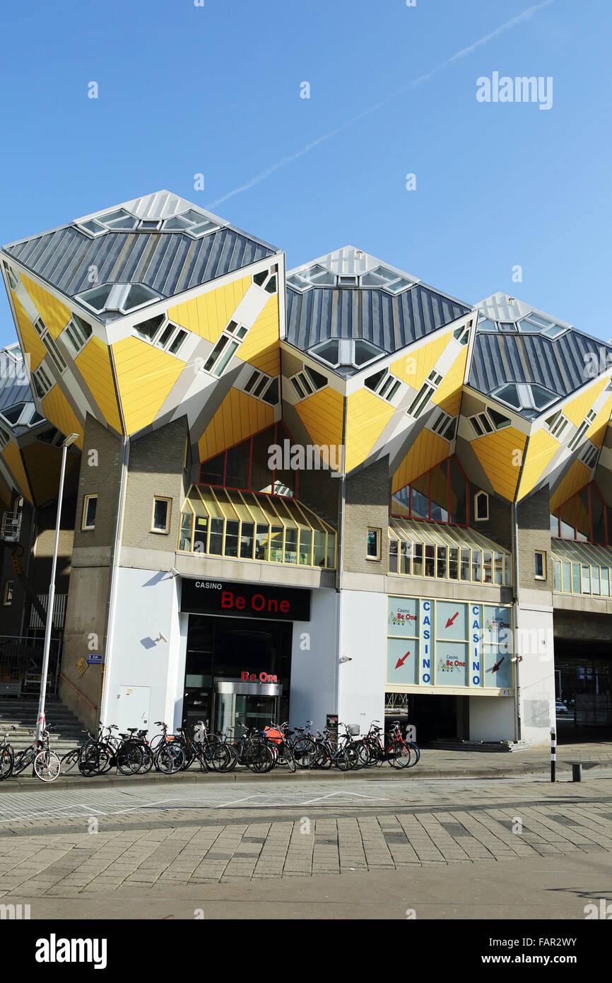 Cube Houses in Rotterdam, the Netherlands Stock Photo - Alamy