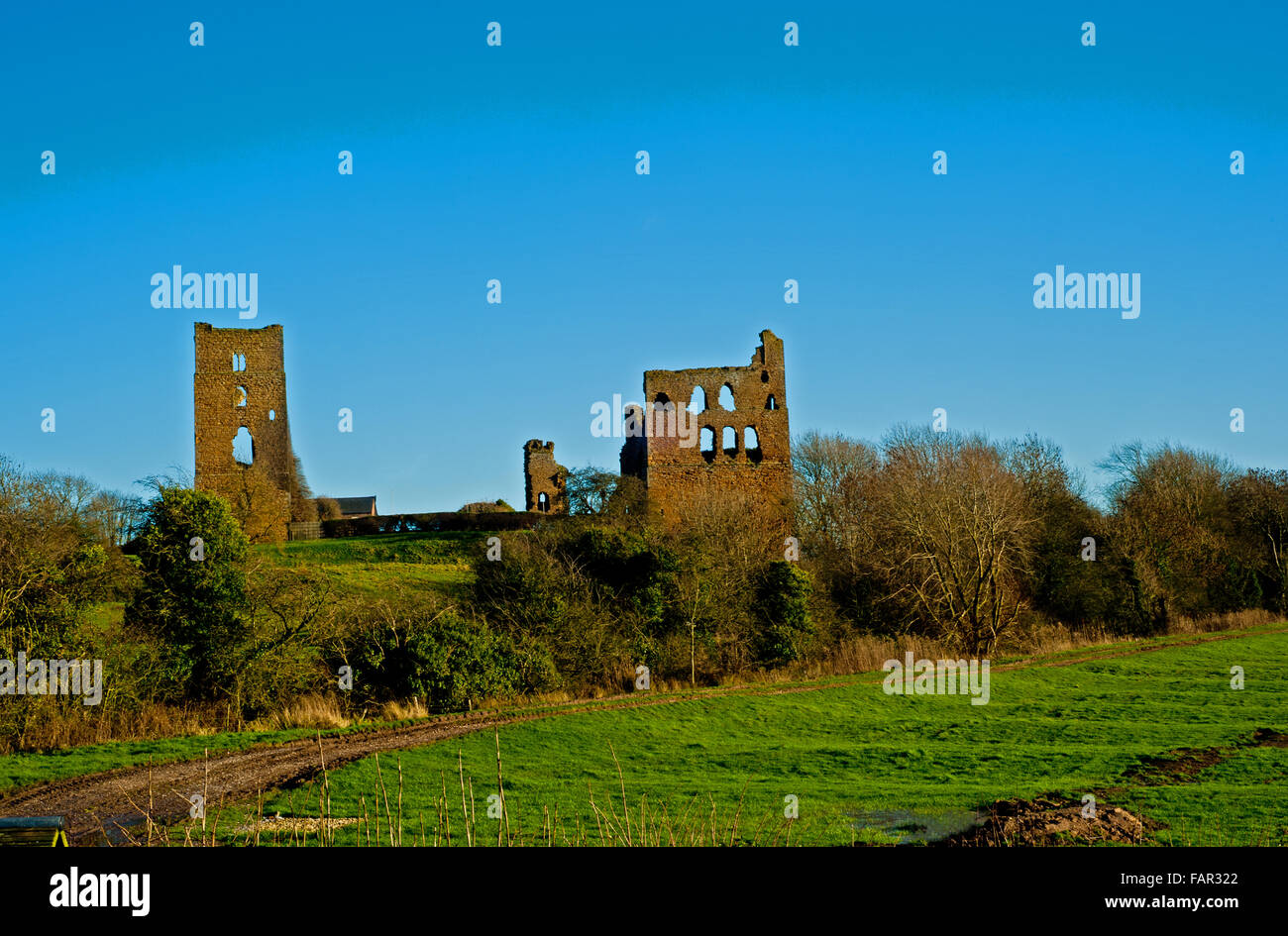 Castle at Sheriff Hutton, North Yorkshire Stock Photo - Alamy