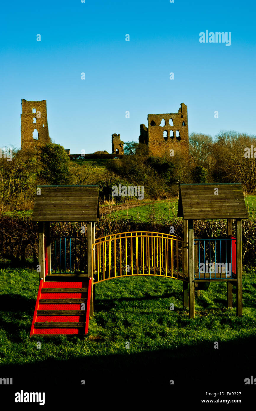 Castle at Sheriff Hutton, North Yorkshire Stock Photo - Alamy