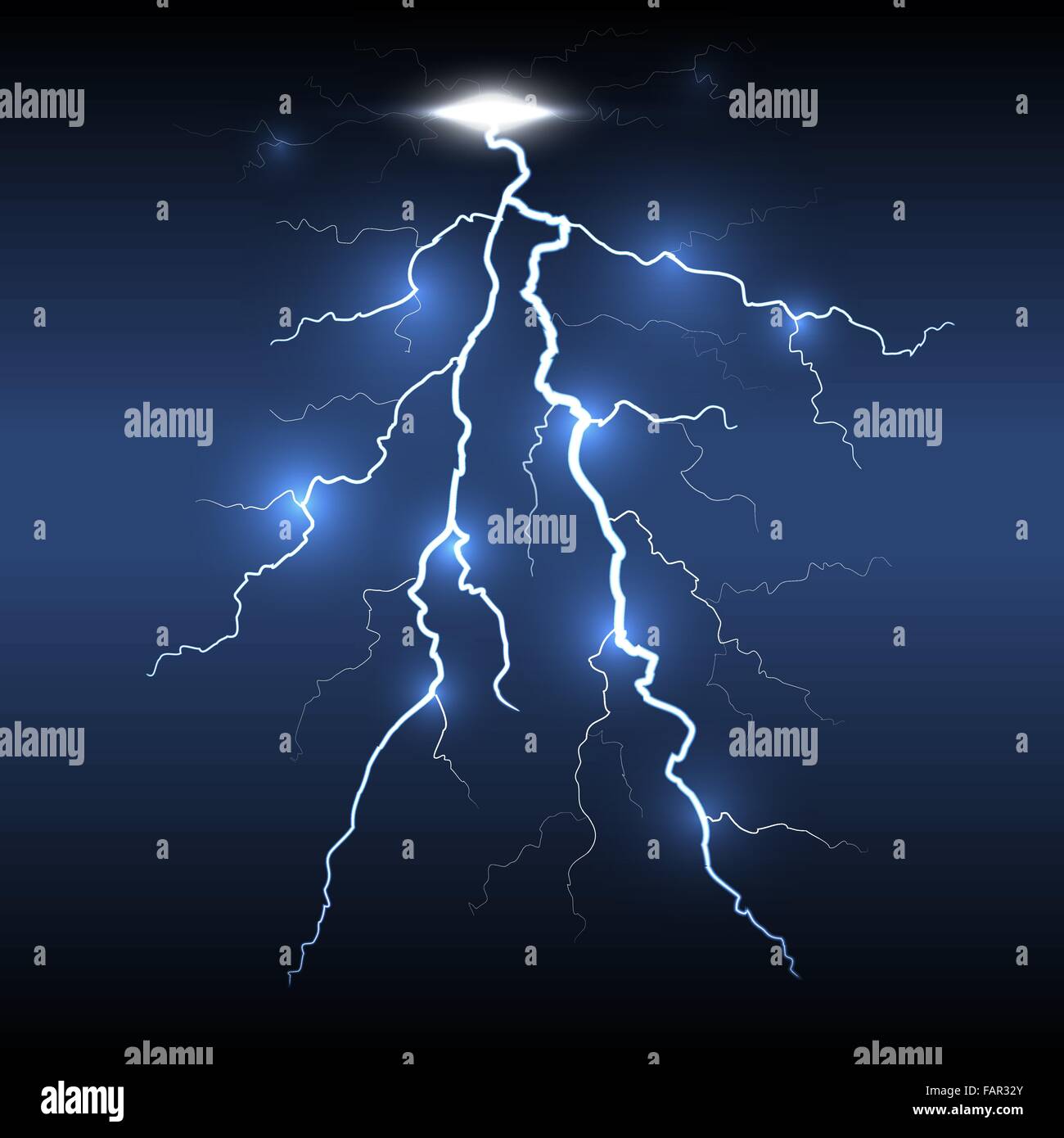 Lightning flash strike, dark background Stock Vector Image & Art - Alamy
