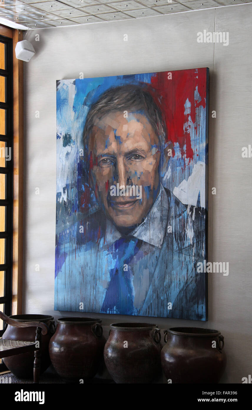 Portrait of Laurence Graff at the Delaire Graff Wine Estate in South ...