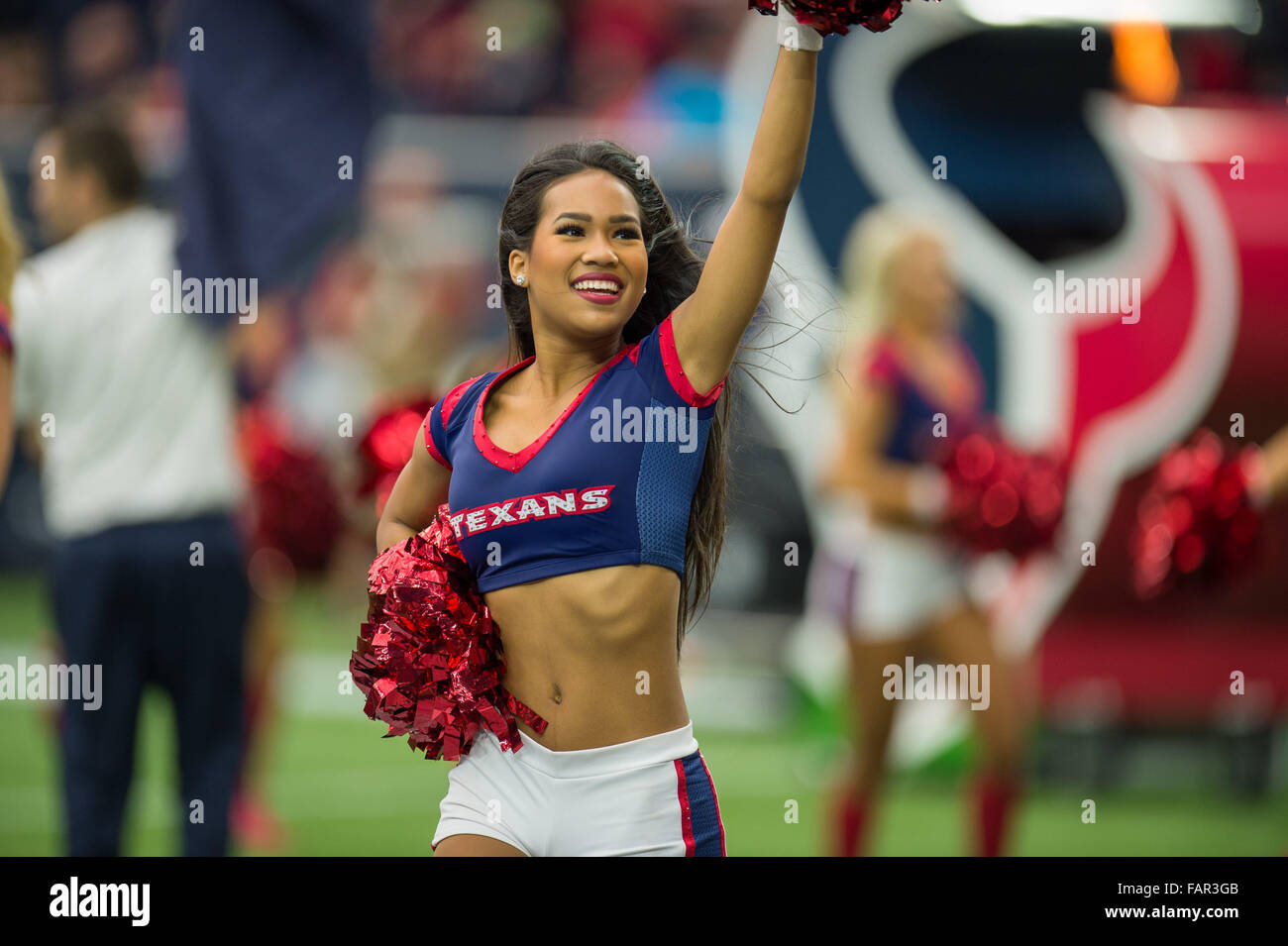 Houston, Texas, USA. 3rd Jan, 2016. The Houston Texans Cheerleaders ...