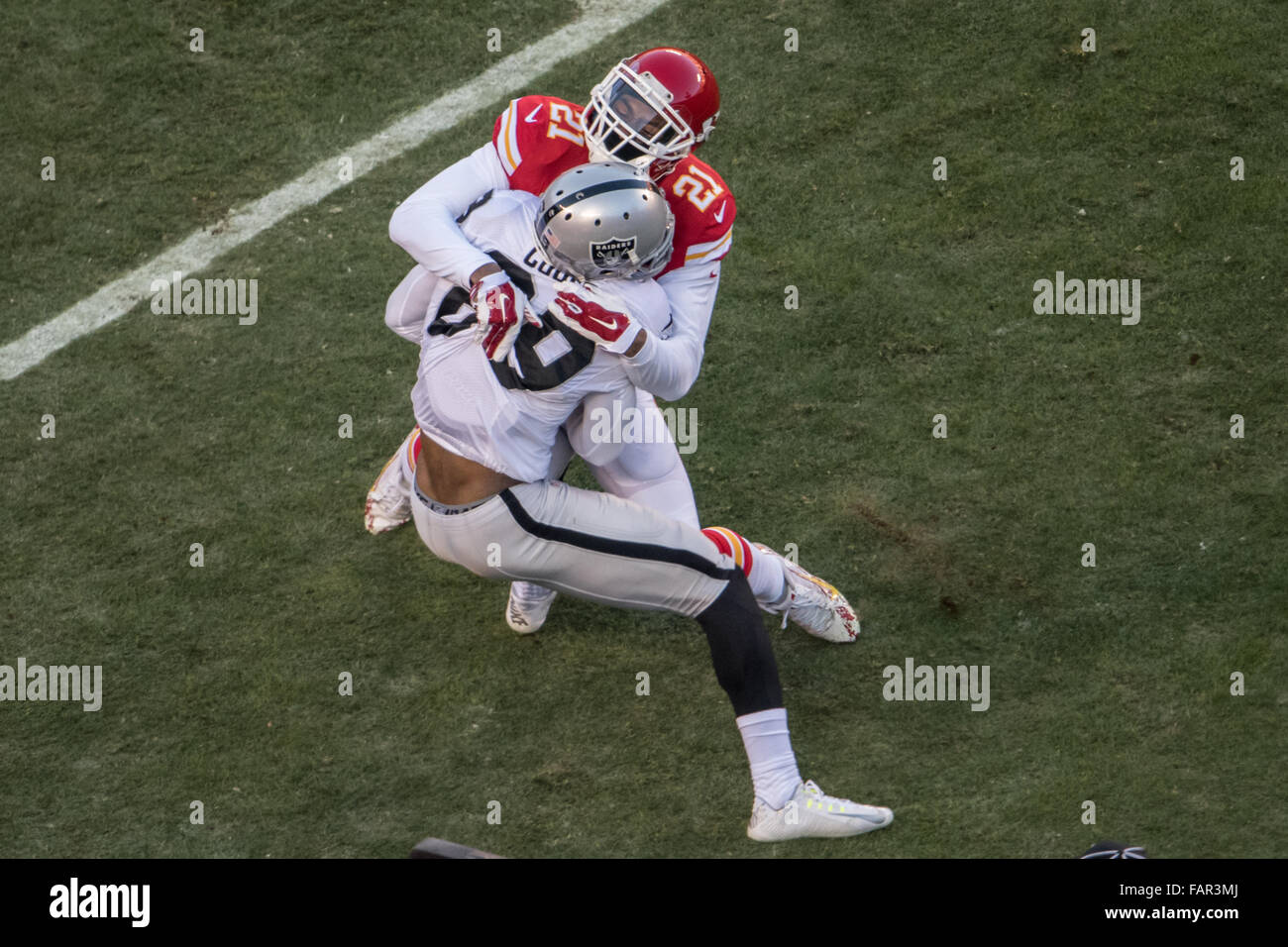 Kansas City, Missouri, USA. 3rd Jan, 2016. Kansas City Chiefs CB Sean ...