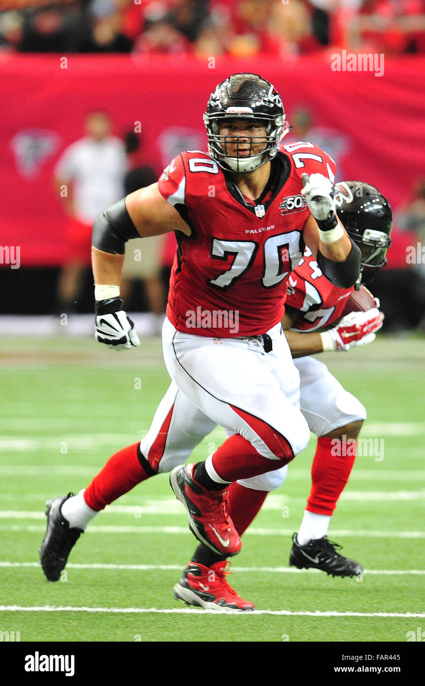Atlanta Georgia. 3rd Jan, 2016. Atlanta Falcons T Matthews, Jake (#70 ...