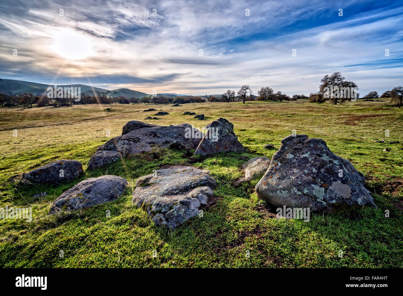 Sunrise over farm hi-res stock photography and images - Alamy