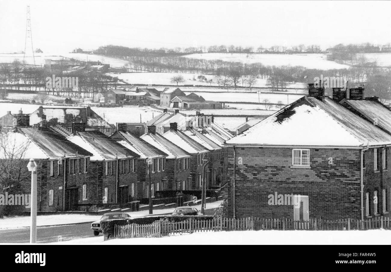 Working class housing estate Black and White Stock Photos & Images - Alamy