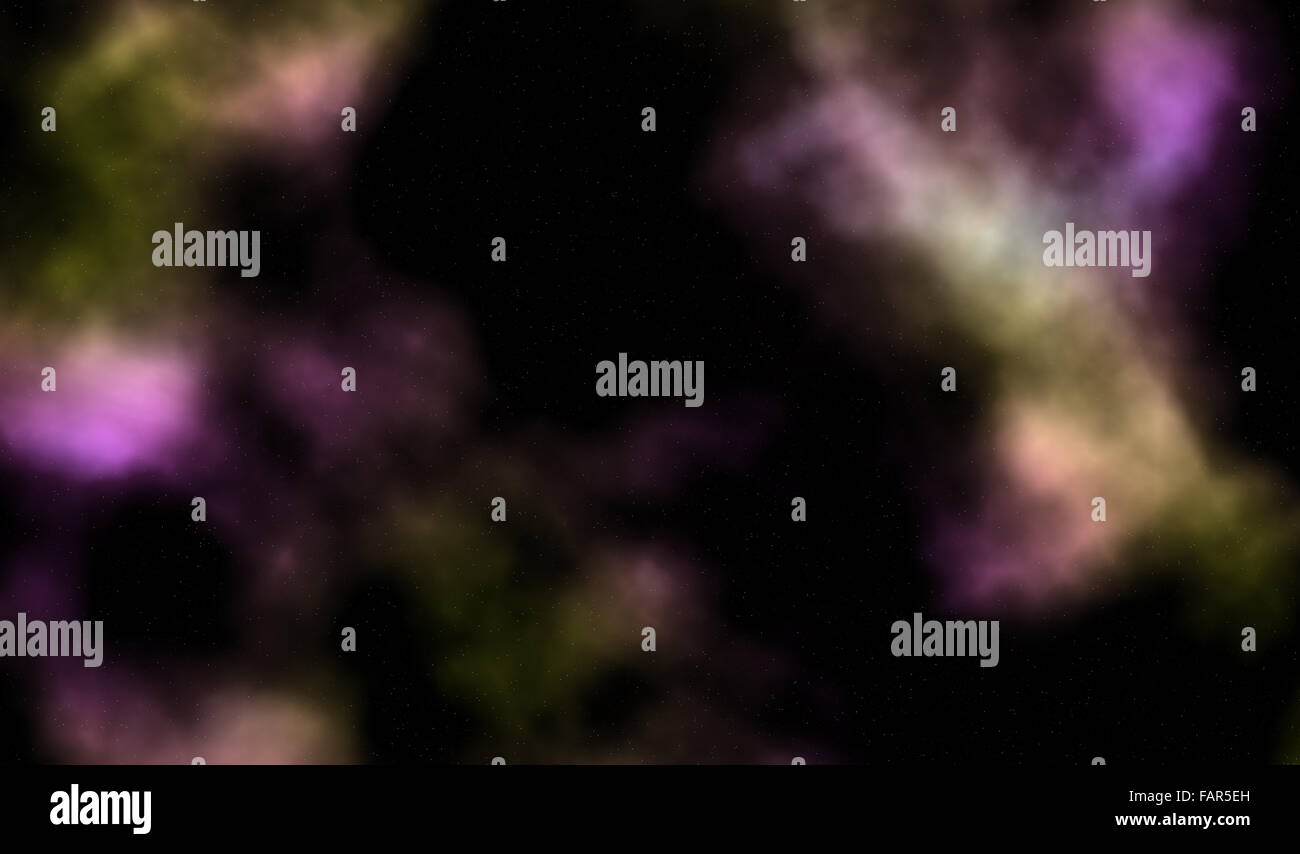 Design composed of nebula, stars and colors as a metaphor on the ...