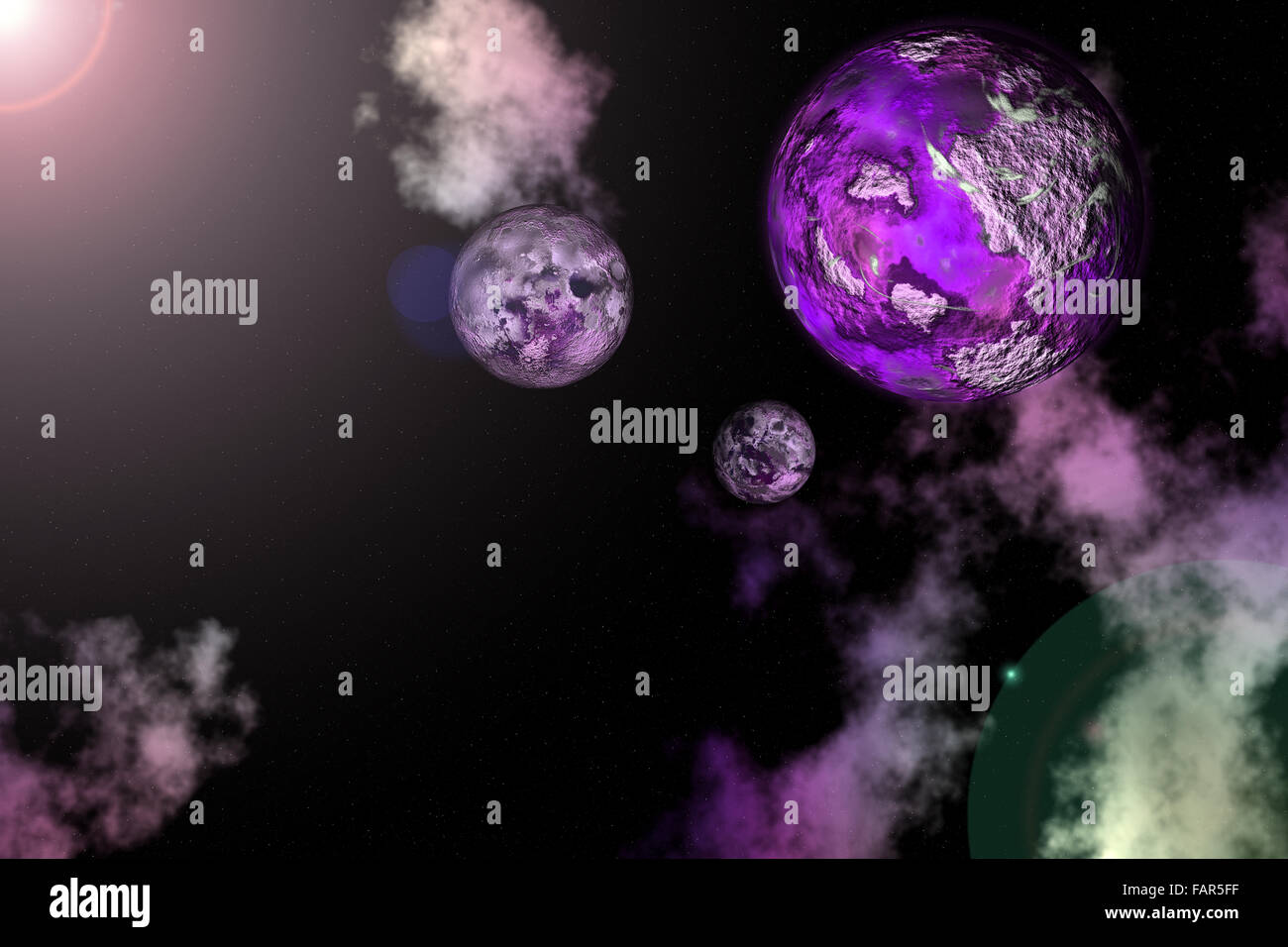 Moon Purple Nebula