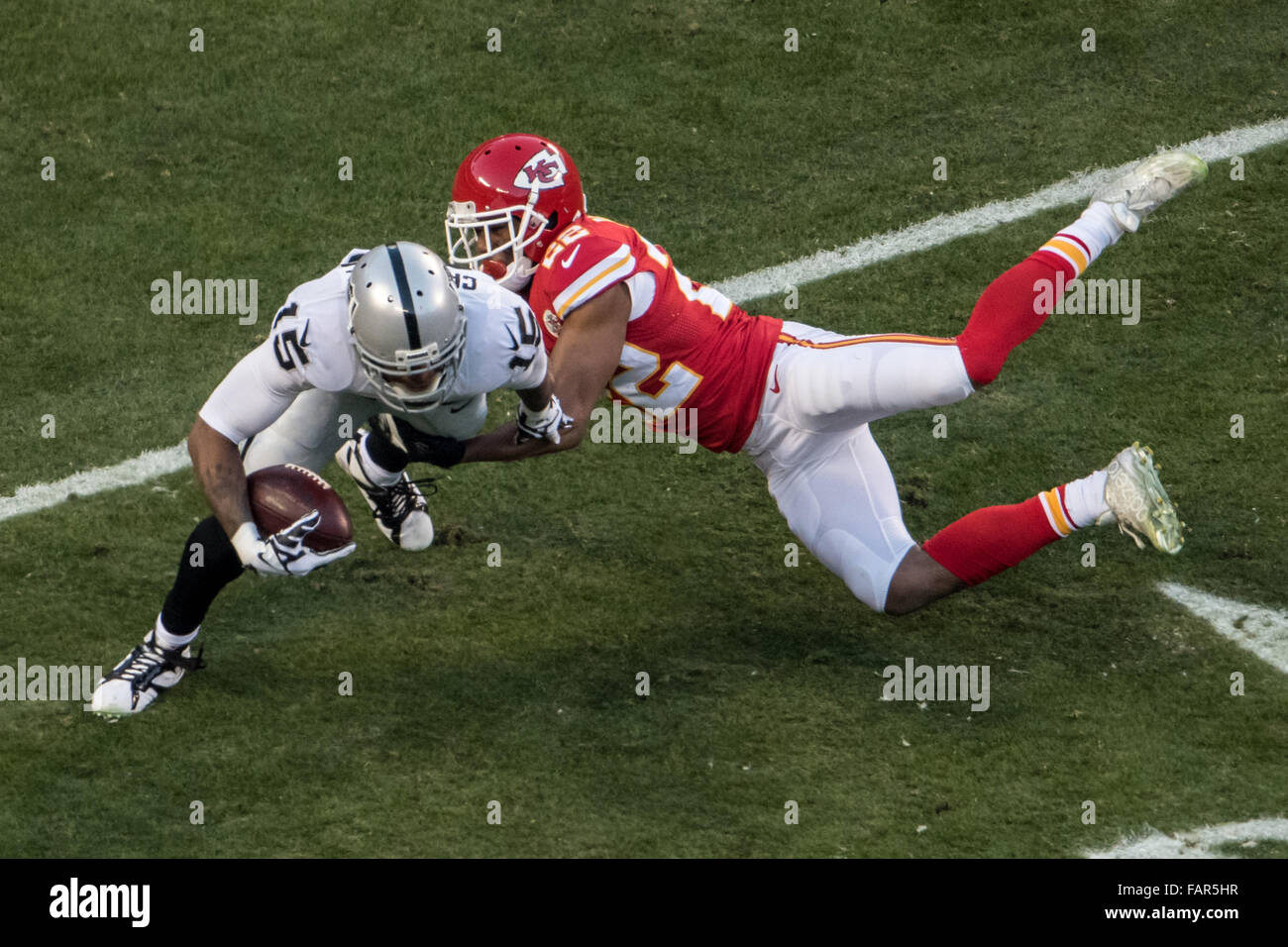 Kansas City, Missouri, USA. 3rd Jan, 2016. Kansas City Chiefs CB Marcus ...