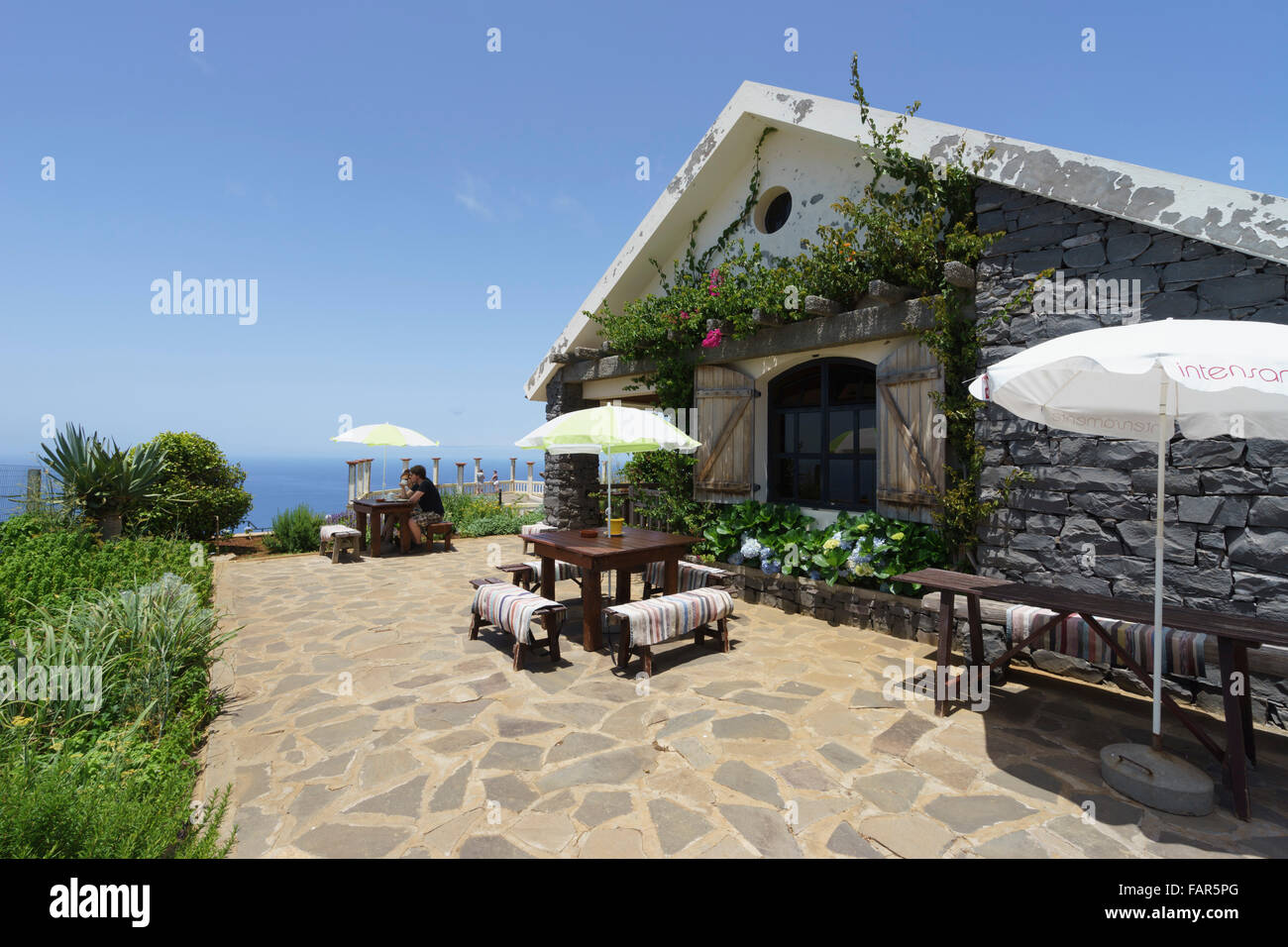 Madeira - Ponta do Pargo. o Fio Casa de Chá, tea room on the westmost ...