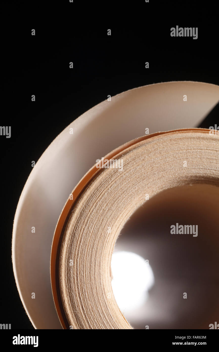 front shot of the roll of paper Stock Photo - Alamy