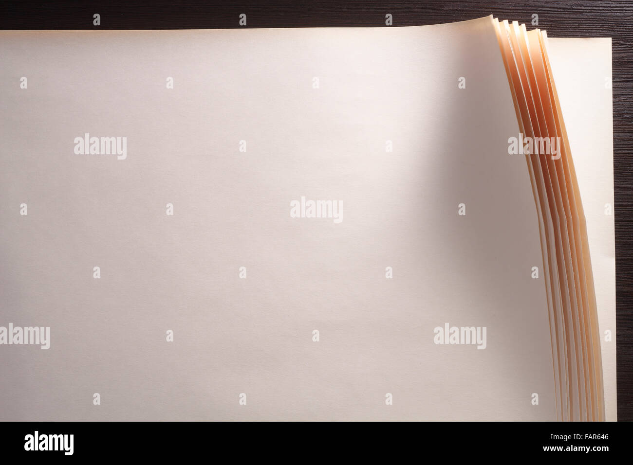 stock image of the paper with corner curl Stock Photo - Alamy