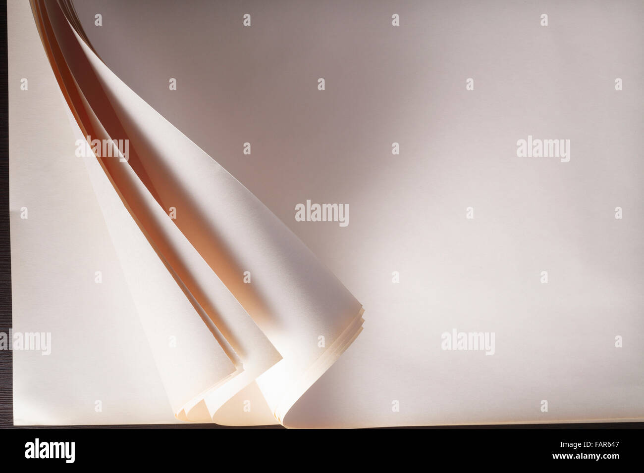 stock image of the paper with corner curl Stock Photo - Alamy