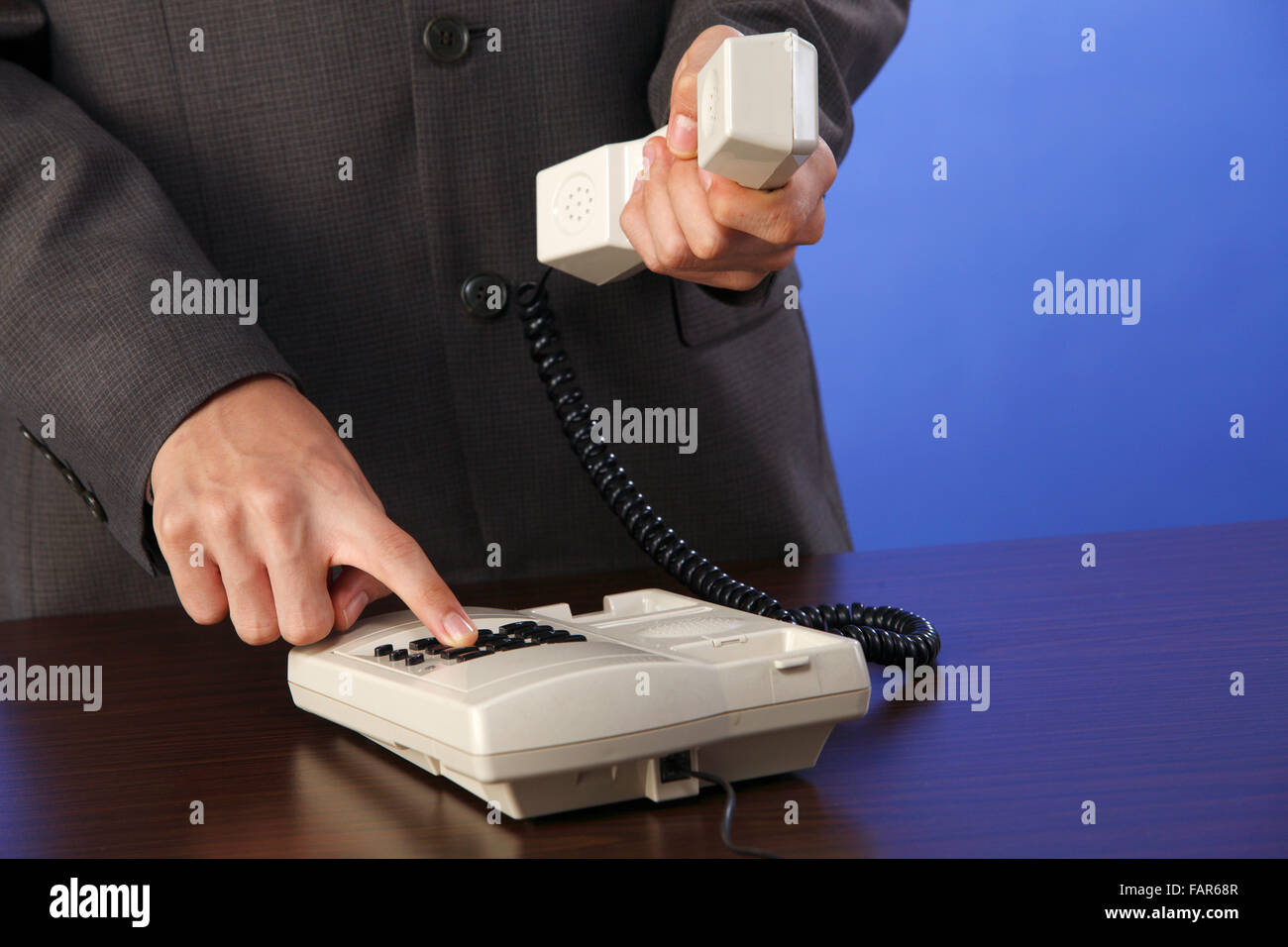 closeup of a man making phone call Stock Photo - Alamy