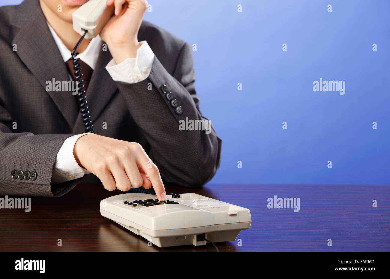 closeup of a man making phone call Stock Photo - Alamy