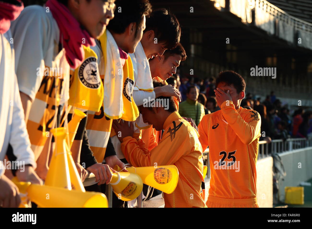 Urawa Komaba Stadium, Saitama, Japan. 2nd Jan, 2016. Kashiba team group ...