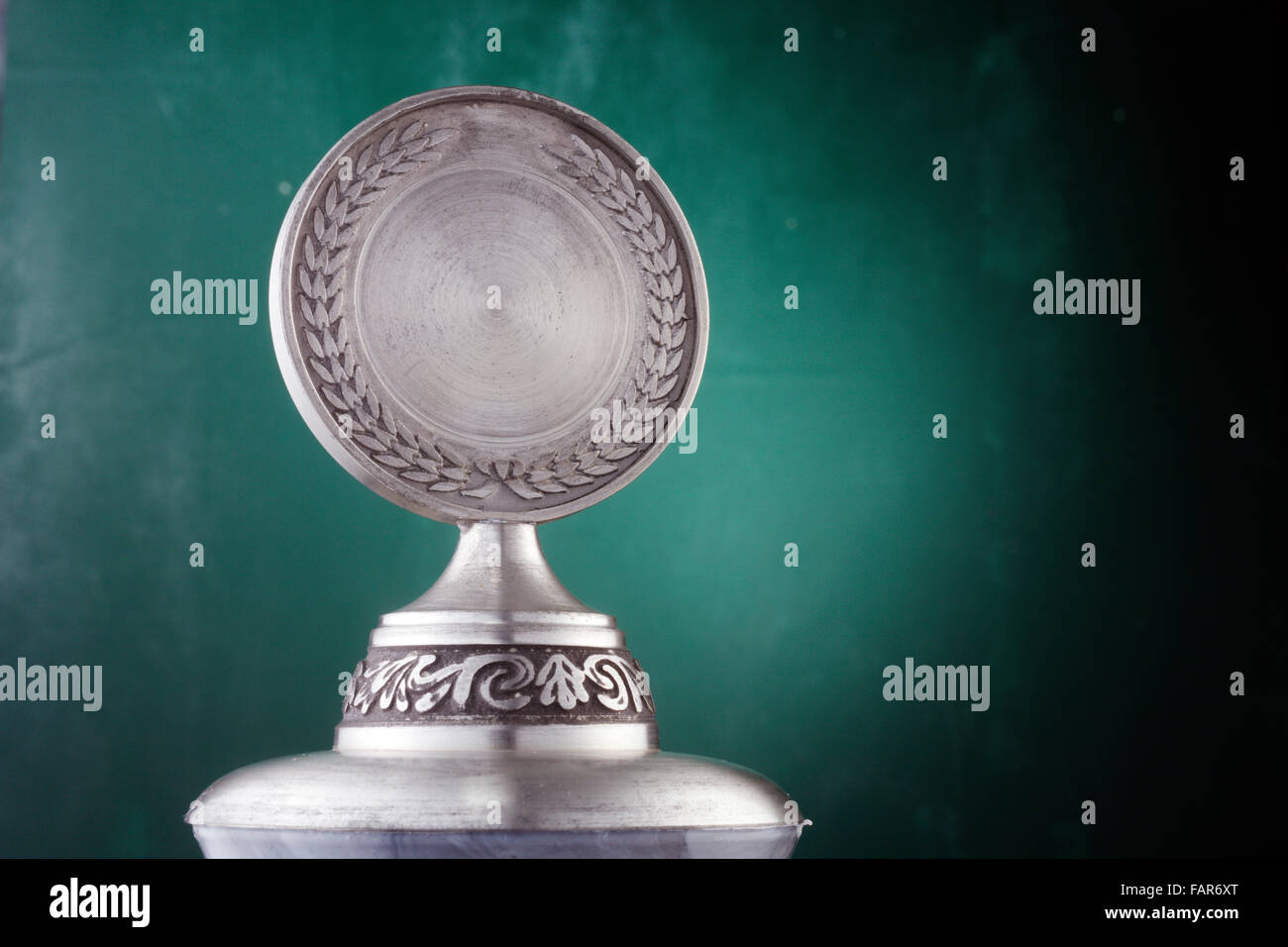 Silver trophy ribbon hi-res stock photography and images - Alamy