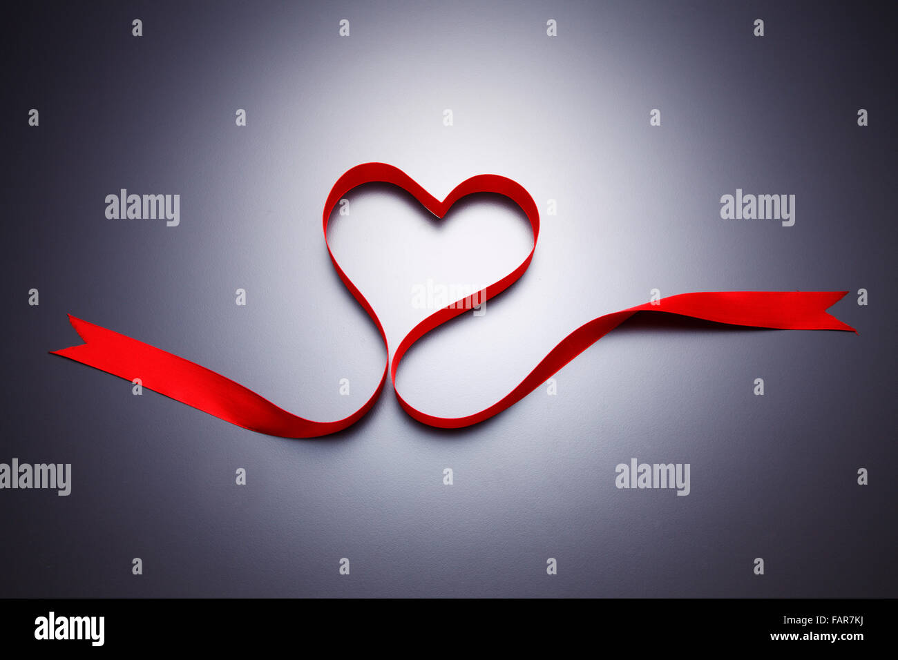 stock images of Heart shape made from ribbon Stock Photo - Alamy