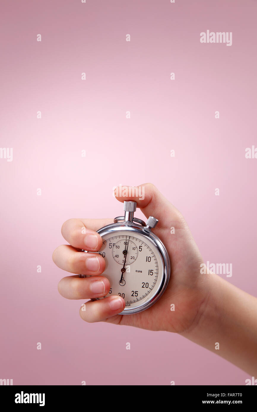Hand stopwatch hi-res stock photography and images - Alamy