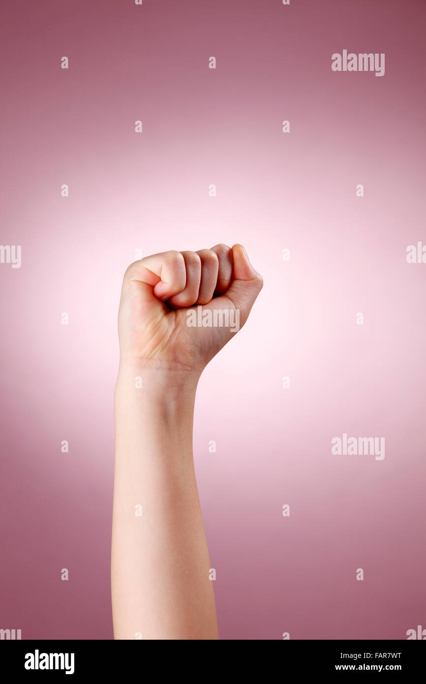 Stock image of a human fist Stock Photo - Alamy