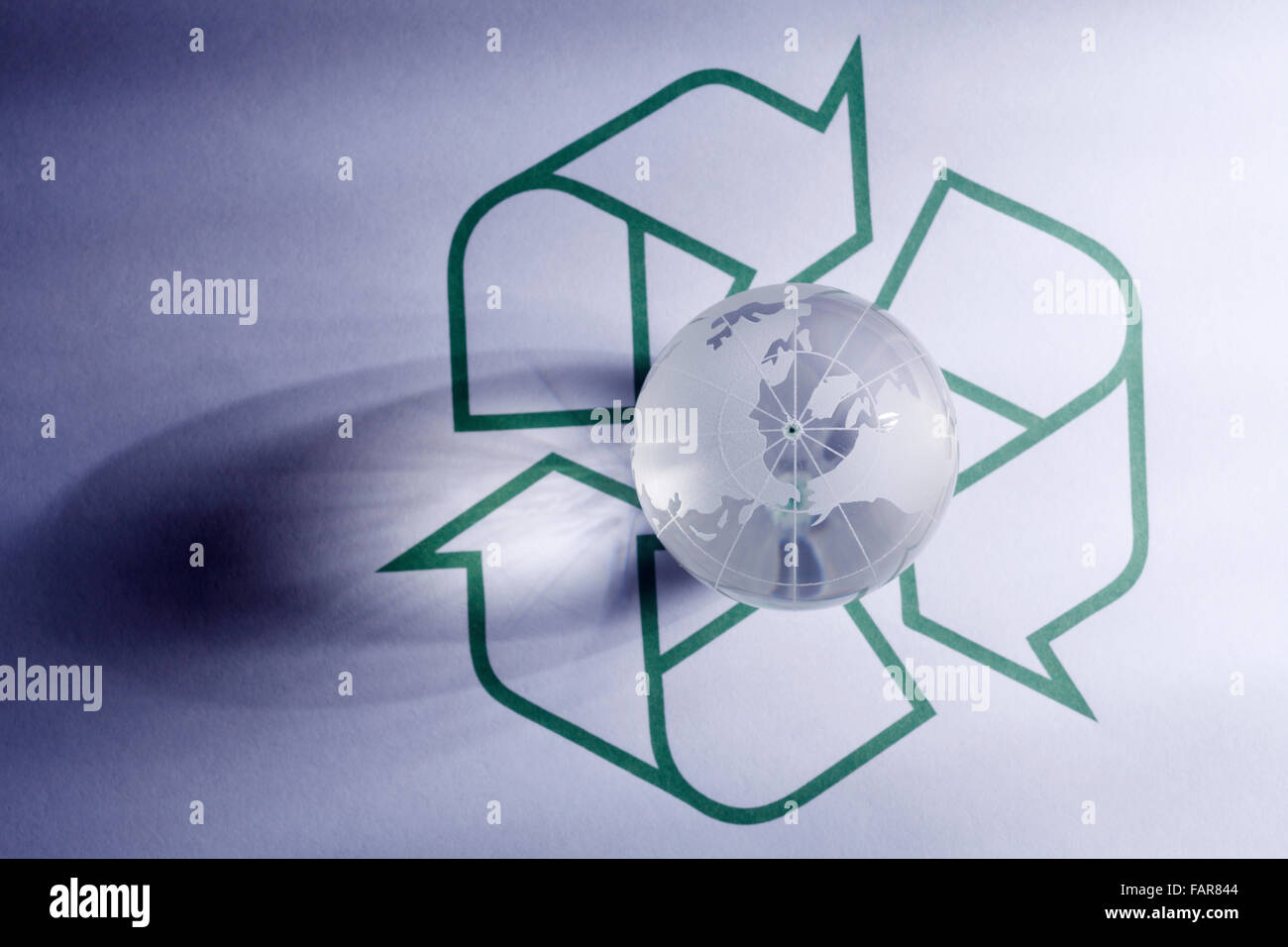 Glass recycling symbol hi-res stock photography and images - Alamy