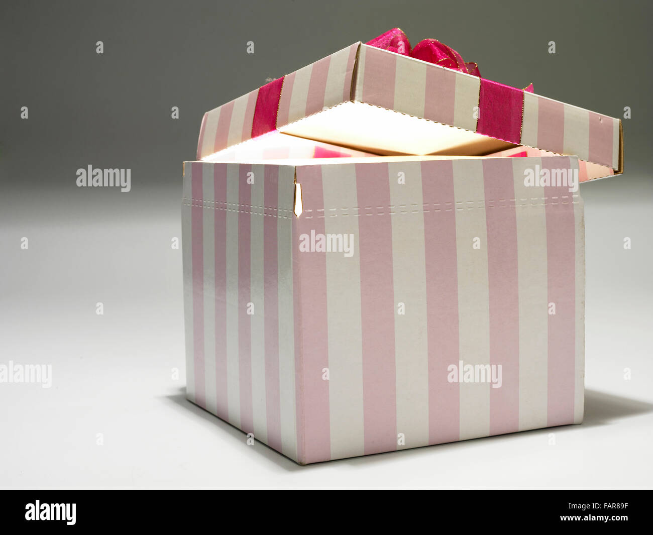 Gift Popping Open Stock Photo - Alamy