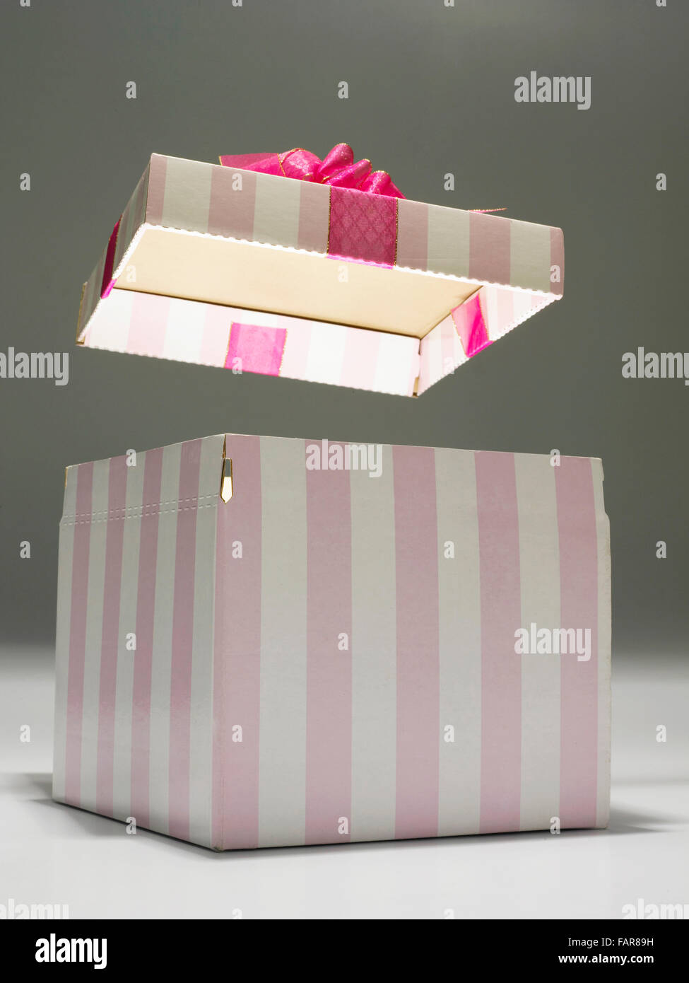Gift Popping Open Stock Photo - Alamy