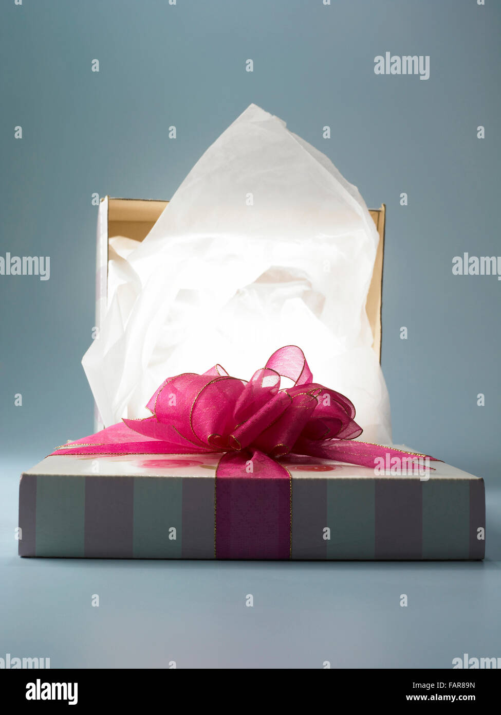 Gift Popping Open Stock Photo - Alamy