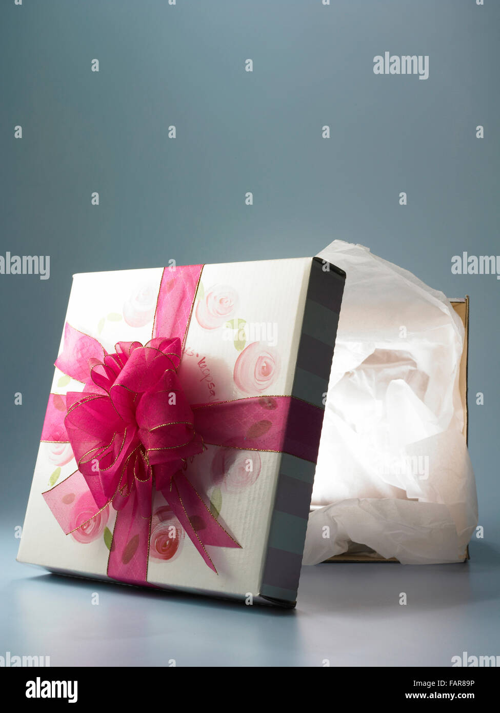 Gift Popping Open Stock Photo - Alamy