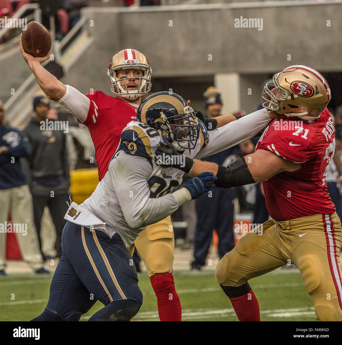 San Francisco, USA. 3rd Jan, 2016. San Francisco 49ers quarterback ...