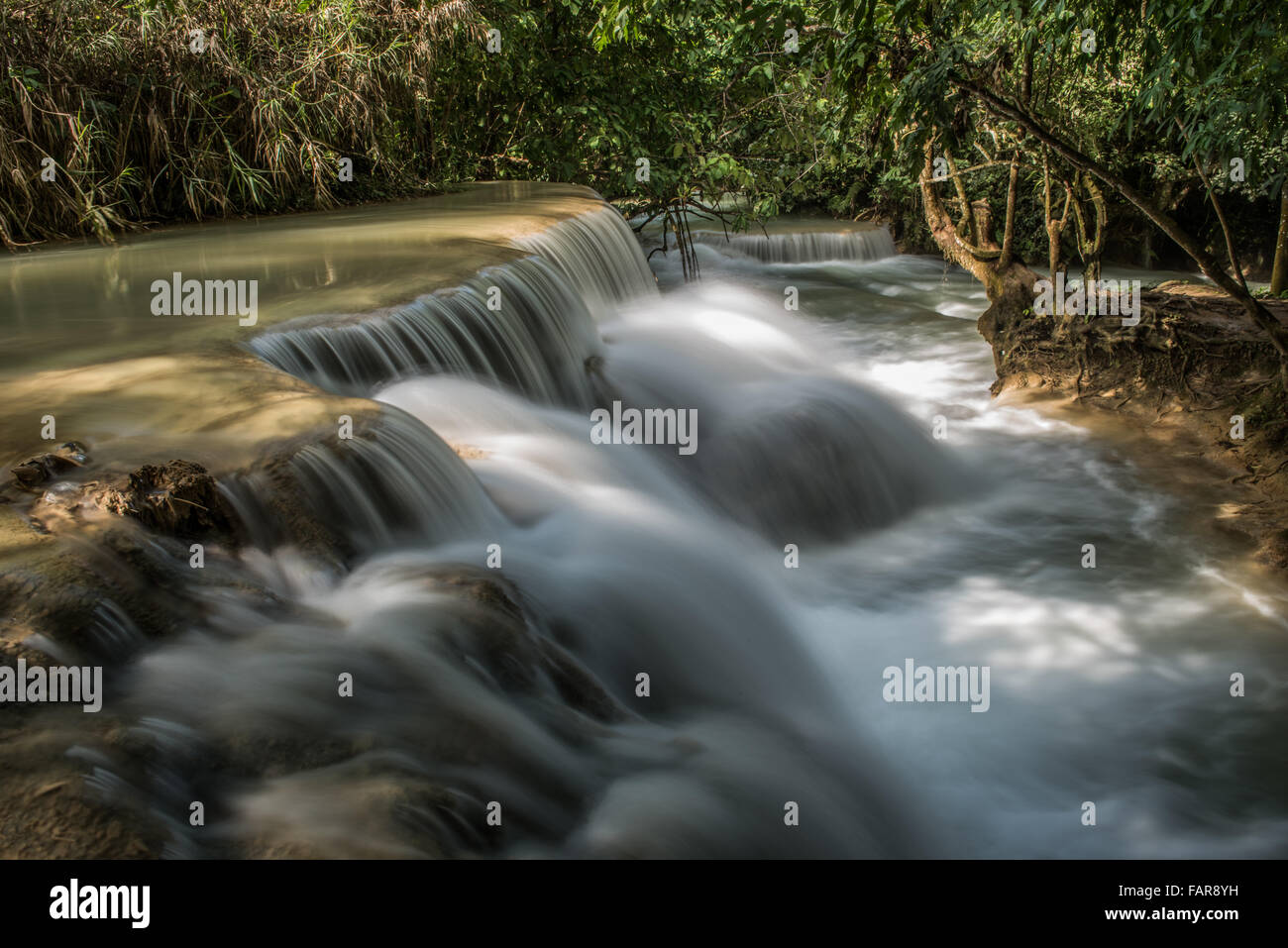 Fresh Water Falls in Laos Stock Photo - Alamy