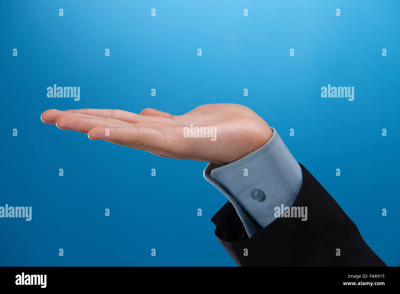 Human hand performing a hand gesture Stock Photo - Alamy